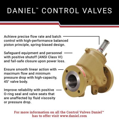 Daniel Control Valves - Daniel Measurement & Control